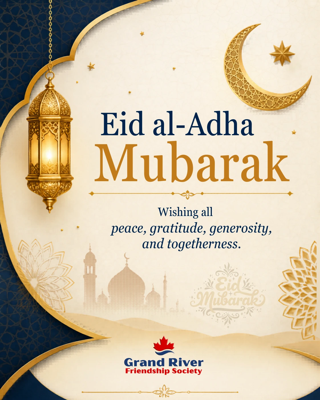 Eid al-Adha Greetings from GRFS | Eid Mubarak